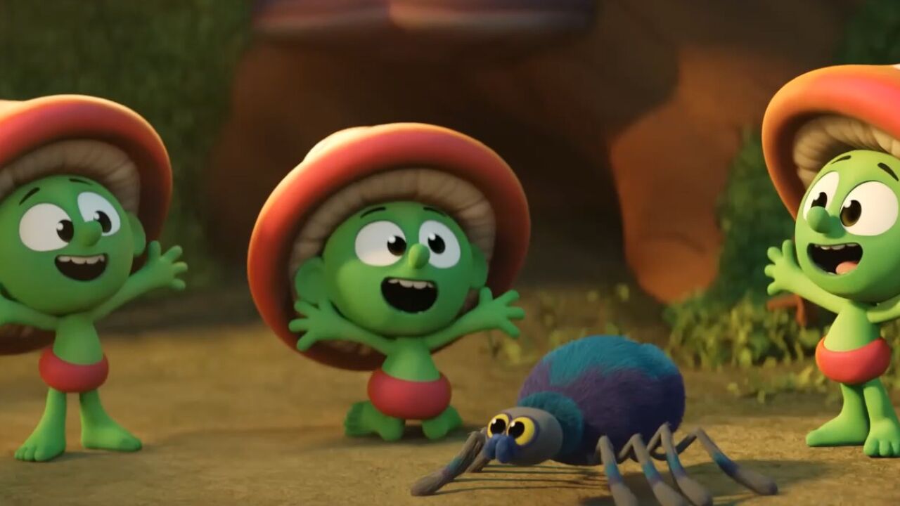 森林中的蘑菇竟然是可爱的小精.灵变的_高清1080P在线观看平台_腾讯视频