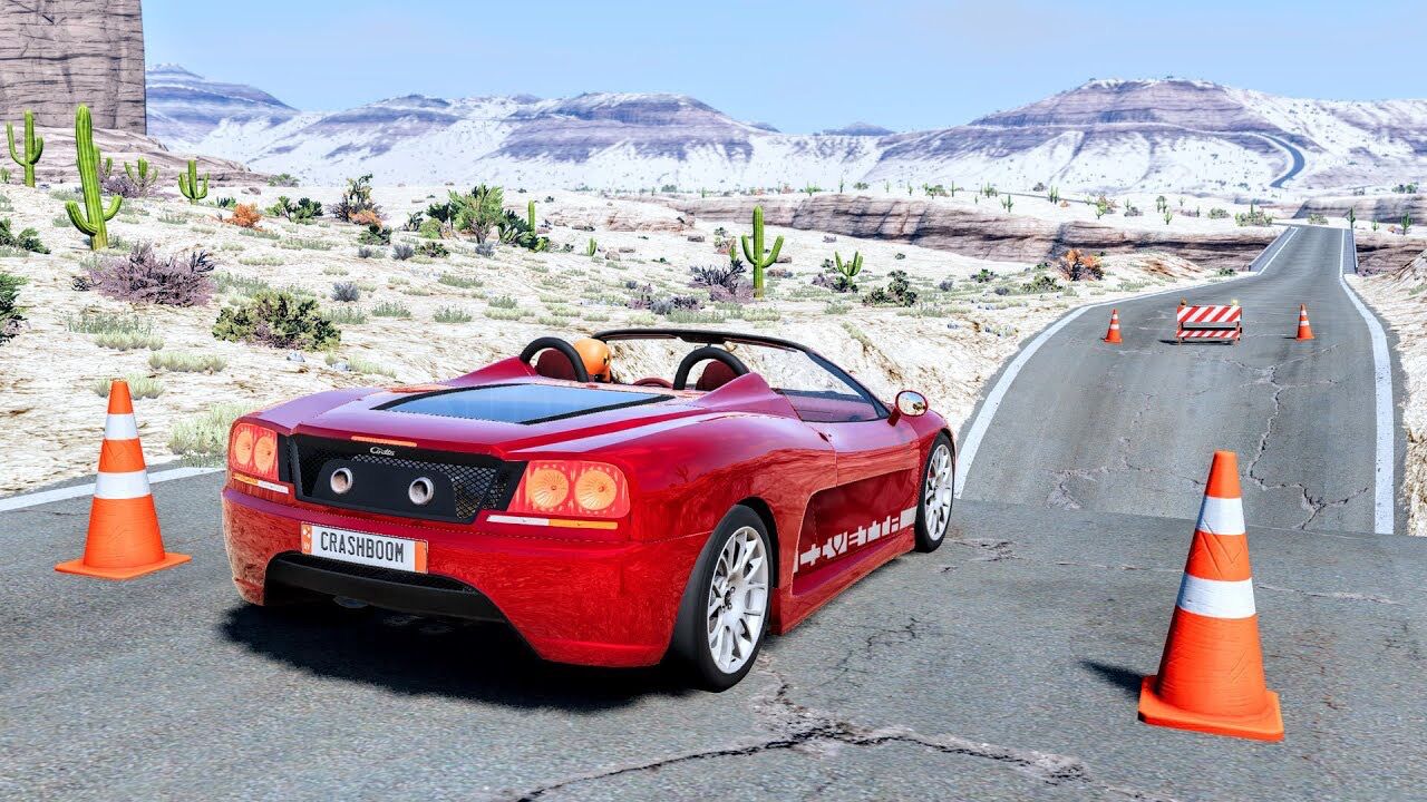 【BeamNG】汽车与巨大的坑洼_高清1080P在线观看平台_腾讯视频