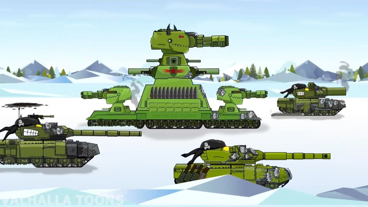 坦克吃鸡大作战：GT35坦克大战苏联KV99坦克群，它能招架住吗？_高清1080P在线观看平台_腾讯视频