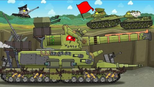 坦克动画，陆地巡洋舰P2000加入了苏军坦克阵营_高清1080P在线观看平台_腾讯视频