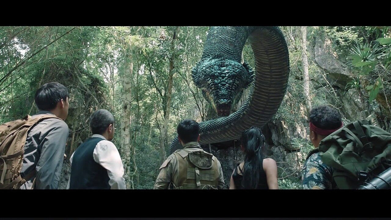 一部探险电影，一群人来到神秘岛屿，却遇到了史前巨蟒_高清1080P在线观看平台_腾讯视频