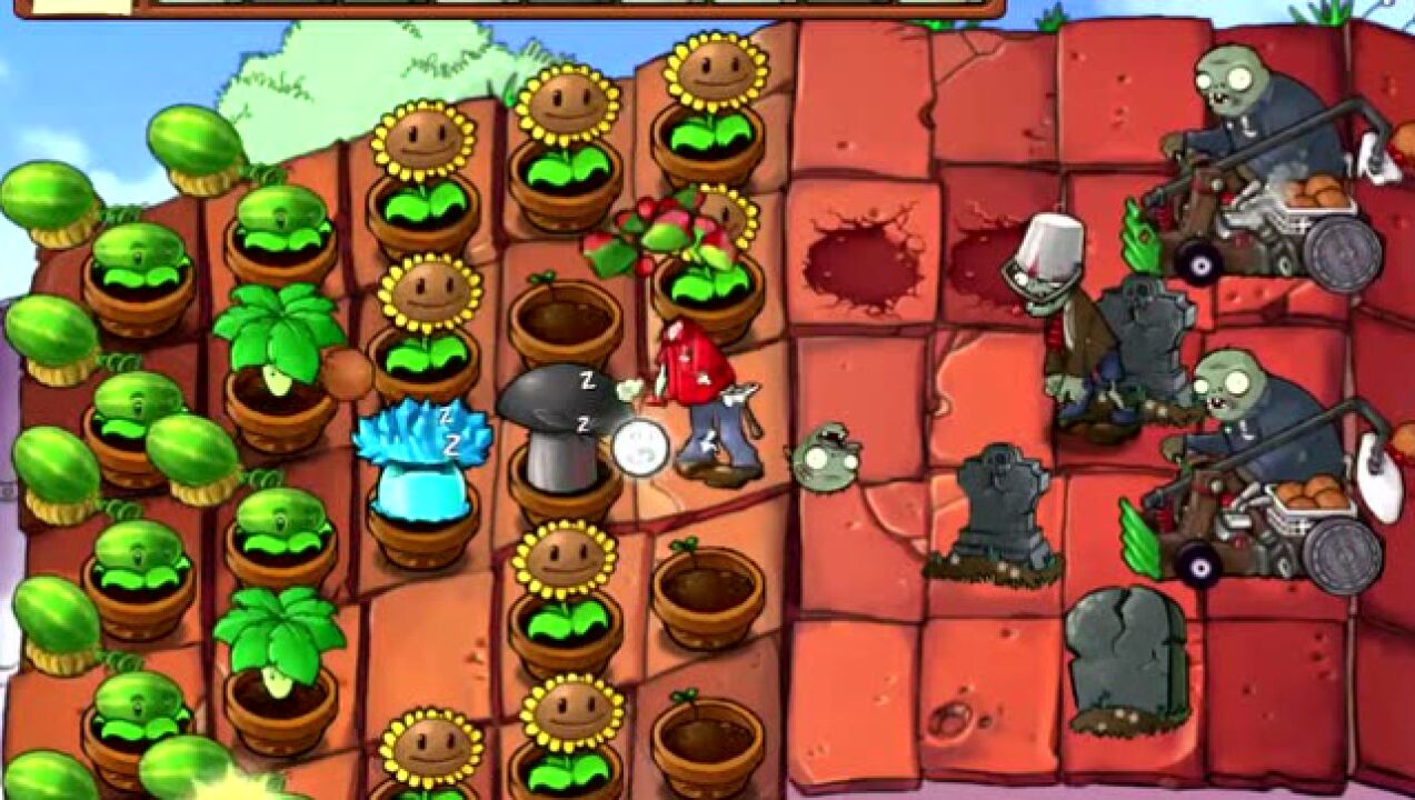 《植物大战僵尸95版》5-9攻略打法_高清1080P在线观看平台_腾讯视频
