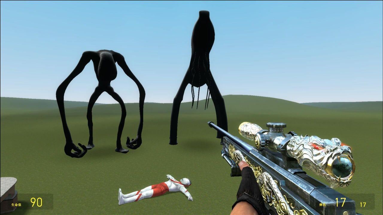 GMOD游戏小黑能打败怪物为初代奥特曼报仇吗？_腾讯视频