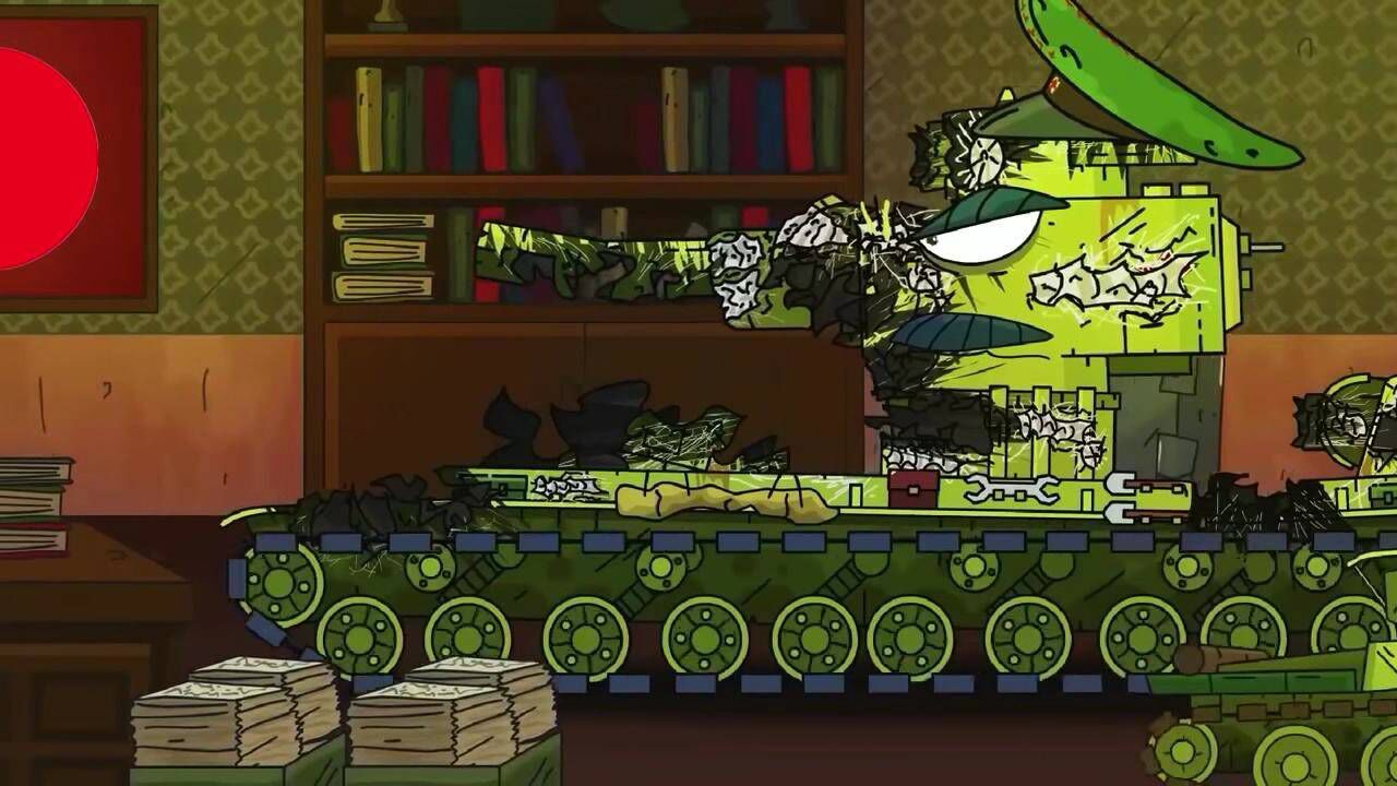 坦克世界动漫：KV6回归IS44发疯_腾讯视频