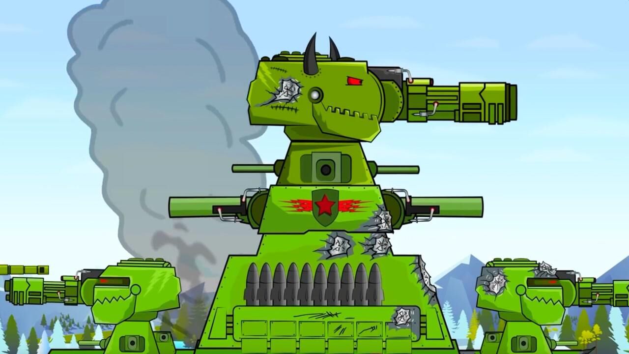 【坦克世界动画】KV44连续发射巨型炮弹，GT35开启极光拦截惨遭失败！_腾讯视频