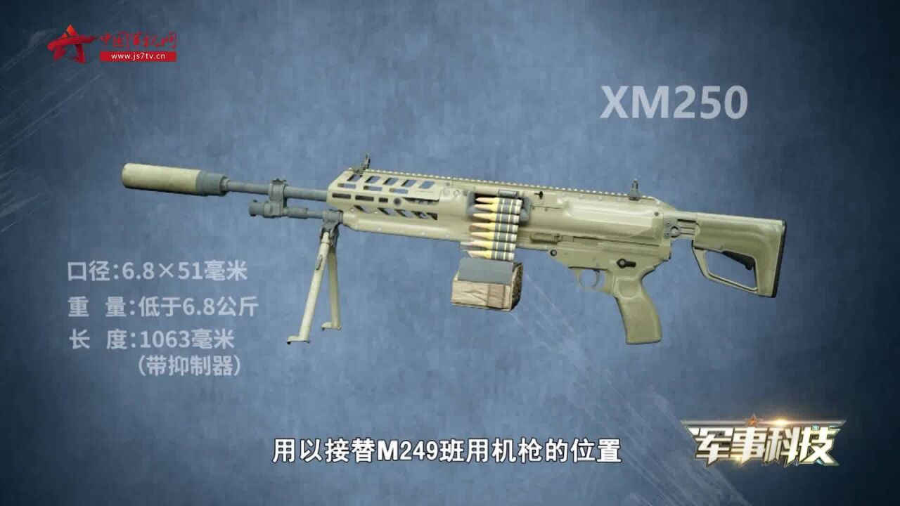 与M249班用机枪相比美军XM250机枪胜在了哪里？_高清1080P在线观看平台_腾讯视频