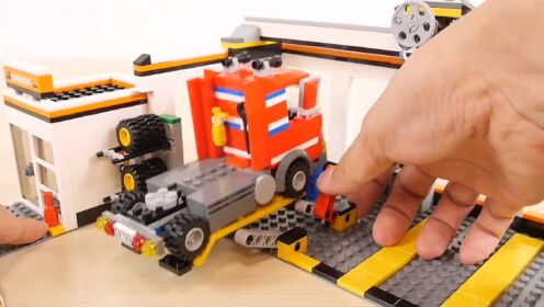 乐高7642汽车维修站拼搭#乐高_高清1080P在线观看平台_腾讯视频