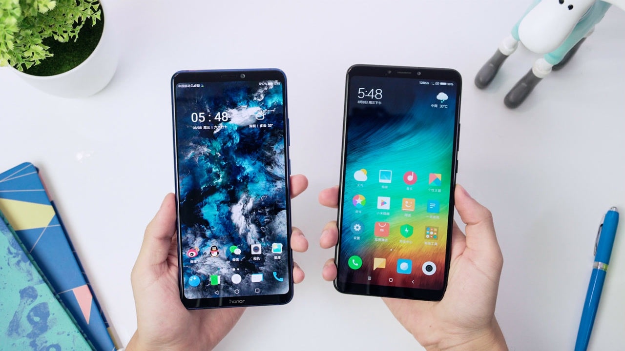 巨人之战荣耀Note10PK小米Max3_腾讯视频