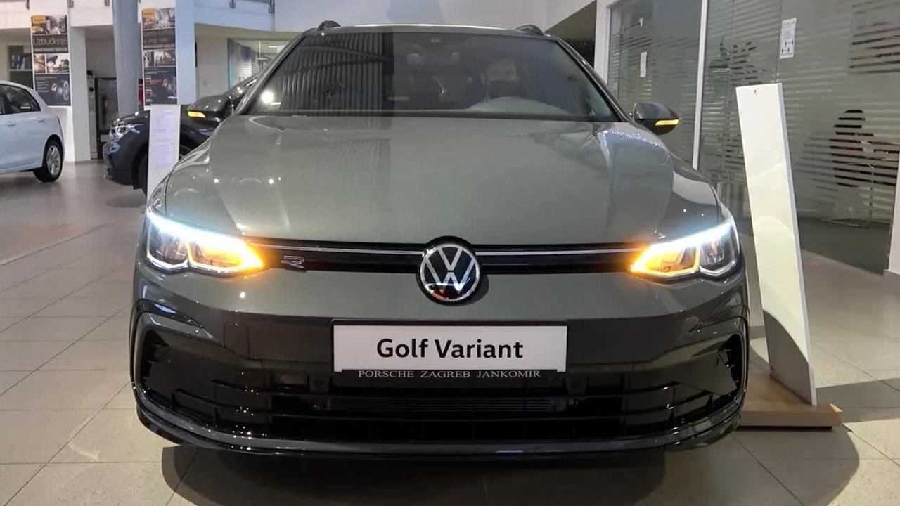 全新大众高尔夫8变体R-Line（2021）-LED灯和漂亮的氛围灯#今日必吃的瓜#_腾讯视频