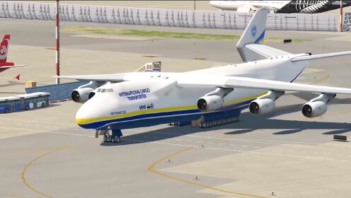 AN-225，驾驶员在起飞时操作不当，引擎冒起浓烟丨XP11_高清1080P在线观看平台_腾讯视频