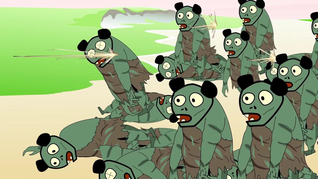 《成为丧尸老大第40集》：奥义，心眼相同#沙雕动画#丧尸_高清1080P在线观看平台_腾讯视频