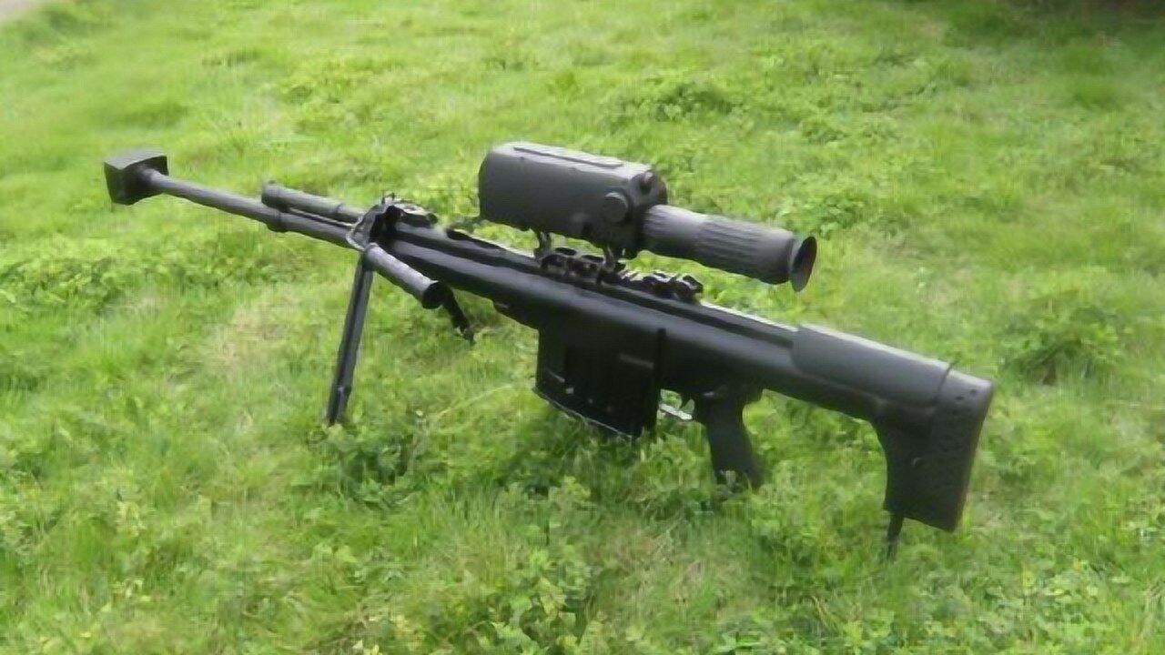 中国国产10式狙击枪太暴力！12.7mm子弹一公里外的精确狙杀_腾讯视频