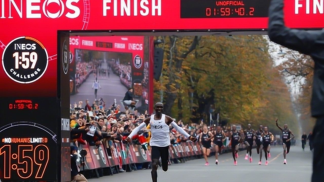 马拉松“破2”有多难？41个世界冠军陪跑，平均配速100米17秒_腾讯视频