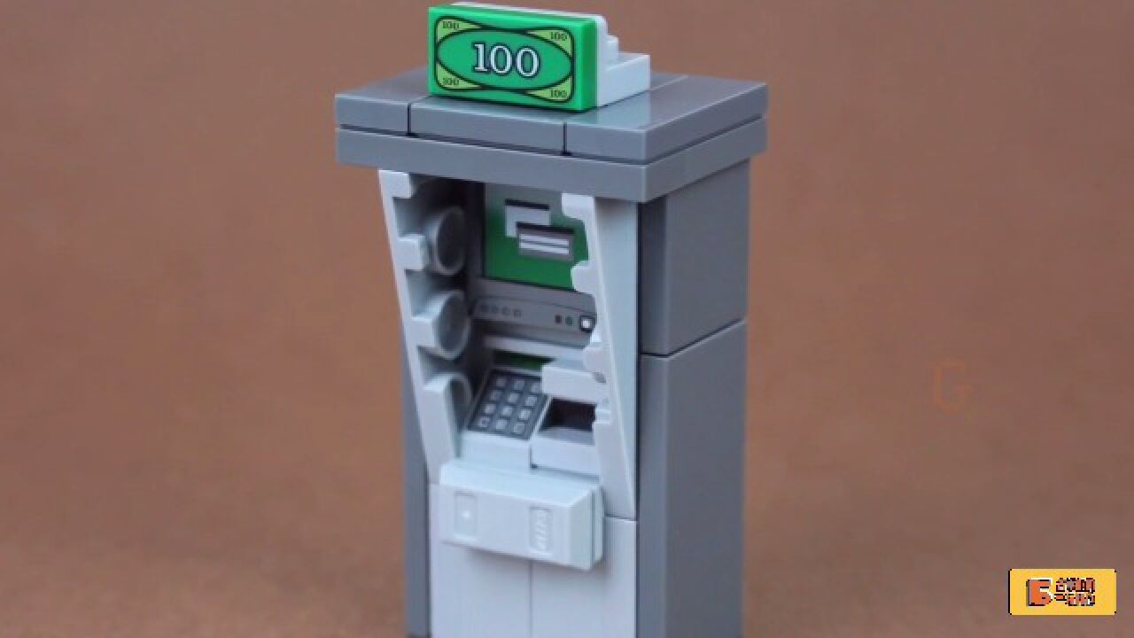 乐高迷你ATM取款机搭建moc_高清1080P在线观看平台_腾讯视频
