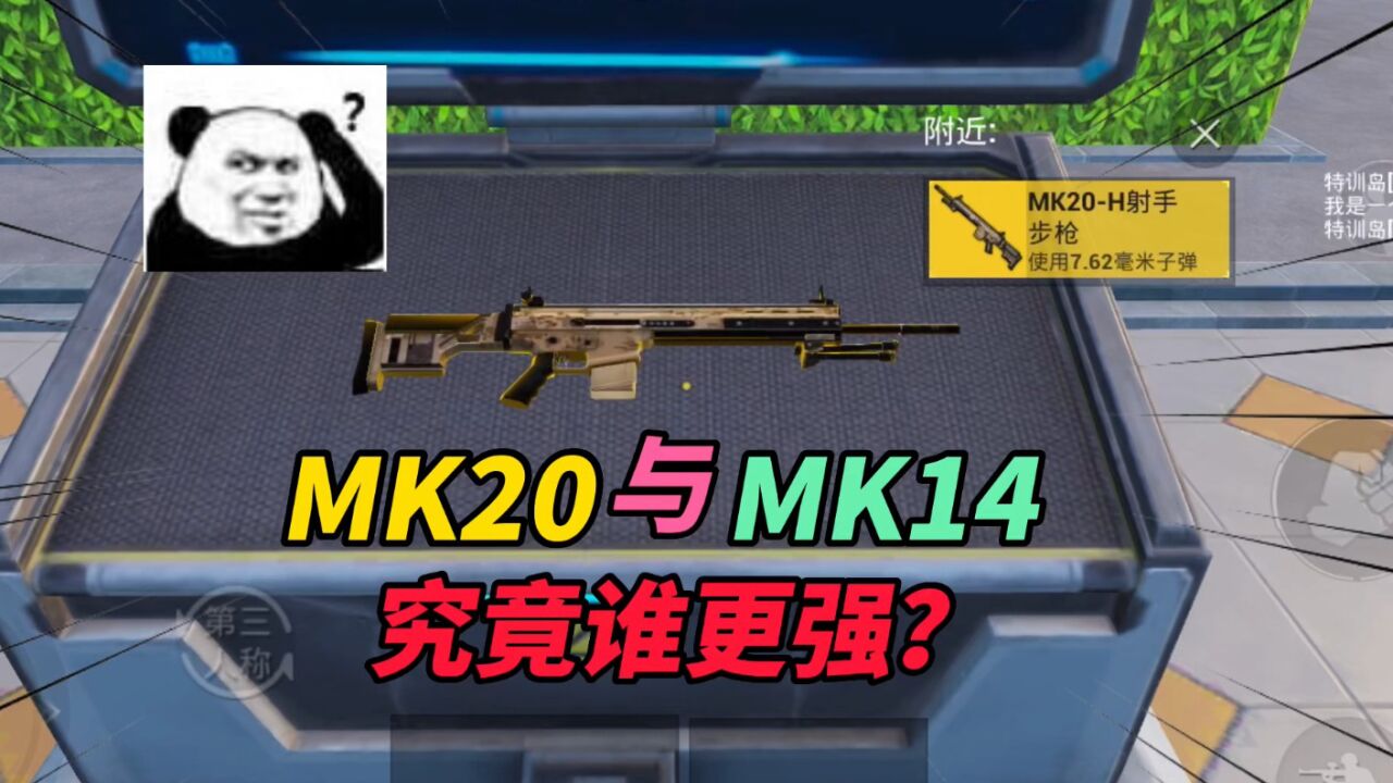 和平精英：MK20与MK14，究竟谁更强？_腾讯视频
