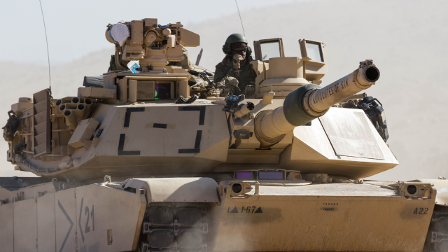 美军自封的“世界最强”tank——M1艾布拉姆斯主战坦克！_腾讯视频