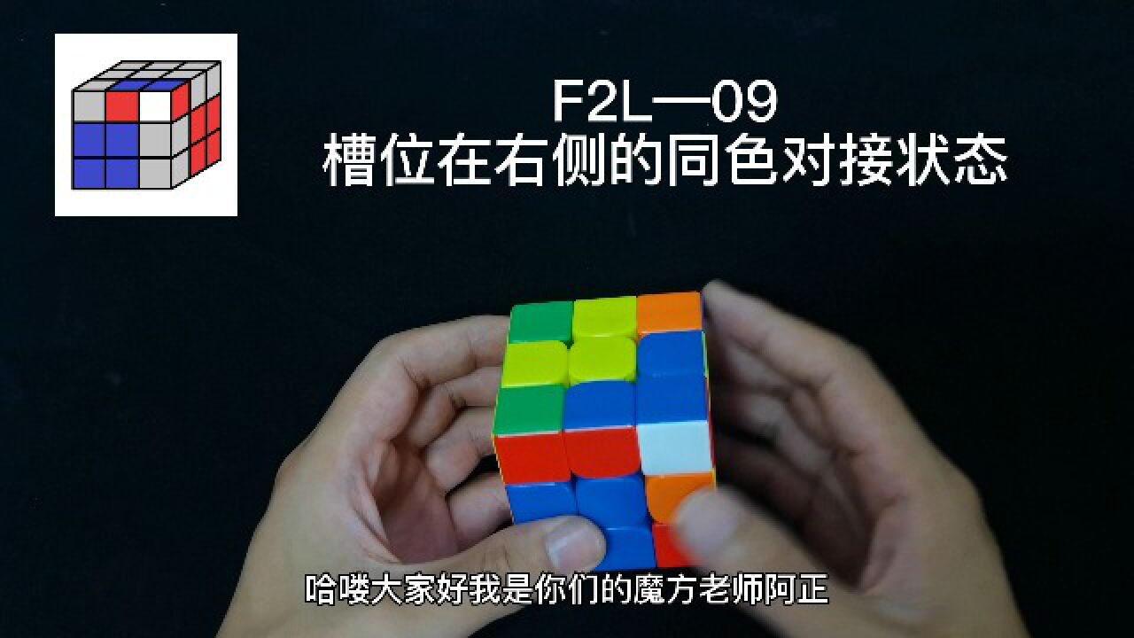 三阶魔方CFOP速拧教程，F2L公式讲解09期_高清1080P在线观看平台_腾讯视频