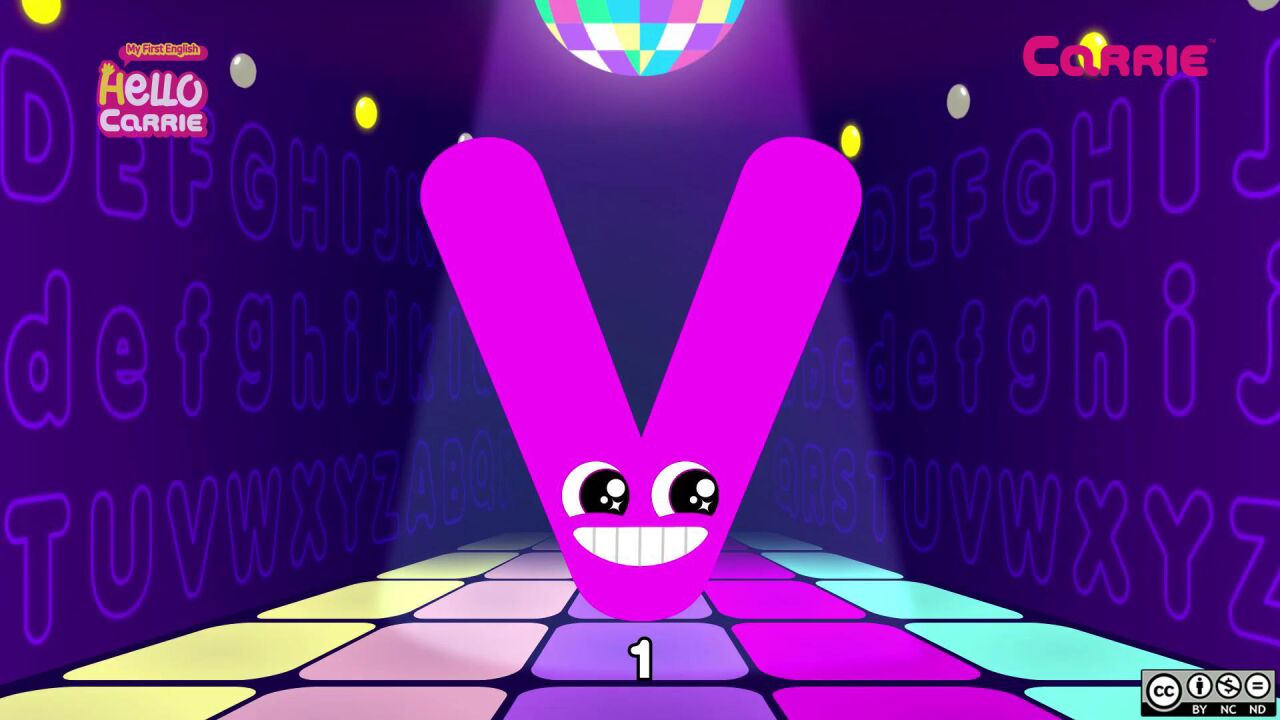 你好凯丽HelloCarrie趣味英文字母歌发音及书写ABCSongShakeABC_高清1080P在线观看平台_腾讯视频