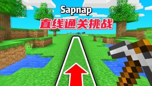 我的世界：sapnap挑战一条直线通关游戏_高清1080P在线观看平台_腾讯视频