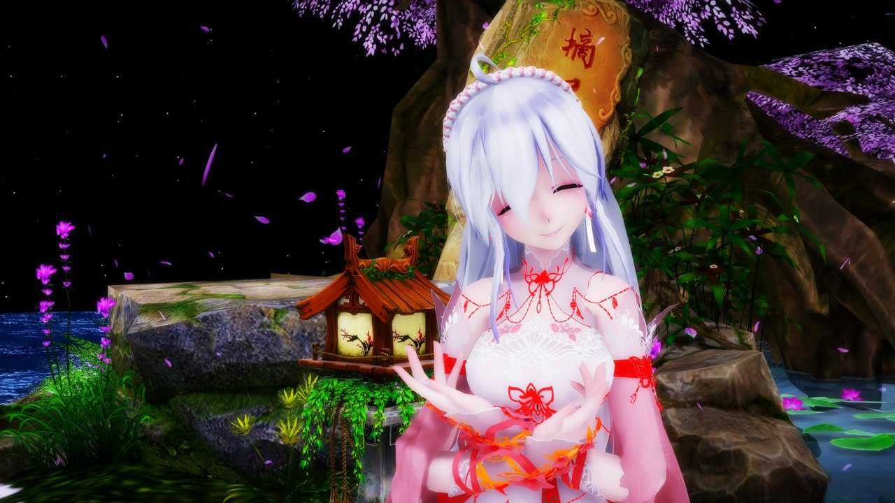 [MMD]落花情（弱音HAKU）_高清1080P在线观看平台_腾讯视频