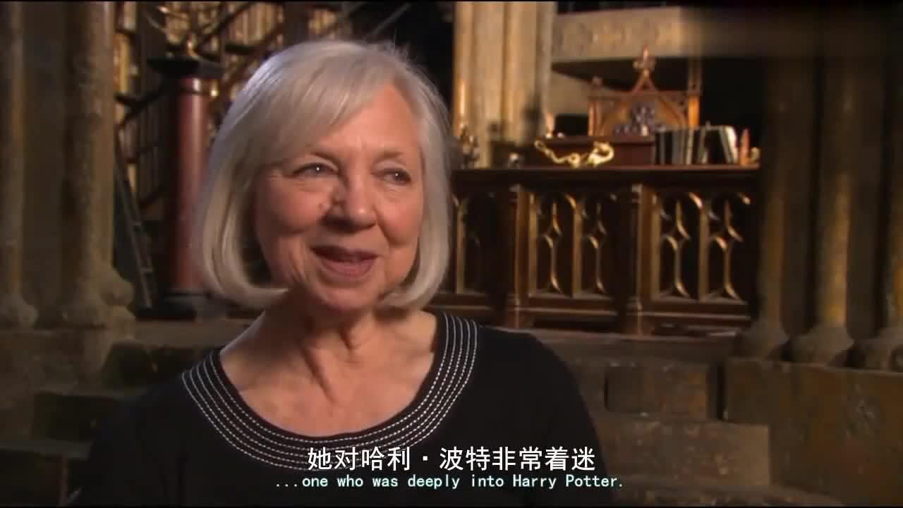 哈利波特花絮：罗琳到片场，第一次看到对角巷的时候，感动的哭了_腾讯视频