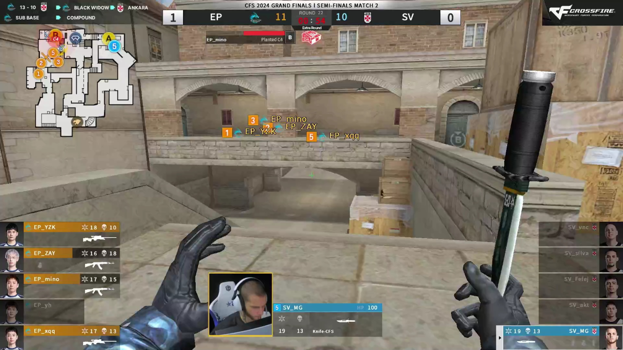 2024CFS世界总决赛丨全场回放：12.13-7 四强赛 EP vs SV 第二场_腾讯新闻