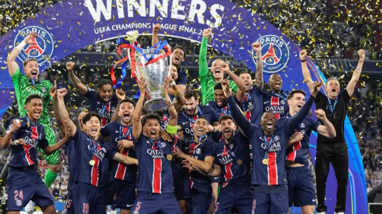 [欧冠]巴黎圣日耳曼首夺欧冠冠军_腾讯新闻