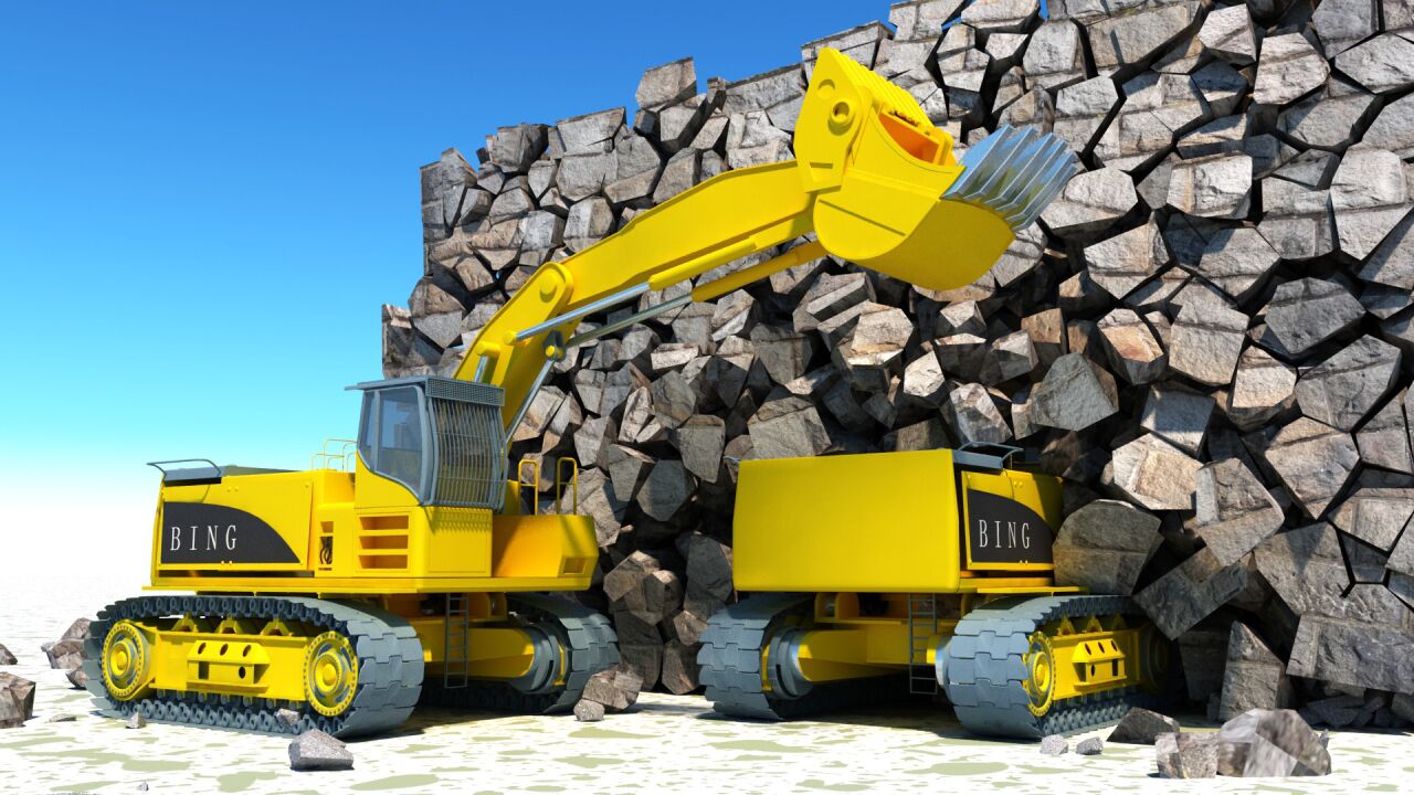 正铲挖掘机、工程车玩具动画片、少儿益智动画、幼儿启蒙早教动画_高清1080P在线观看平台_腾讯视频