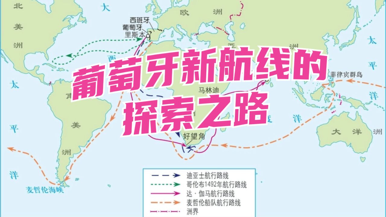 迪亚士、达伽马、哥伦布，葡萄牙新航线的探索之路_高清1080P在线观看平台_腾讯视频
