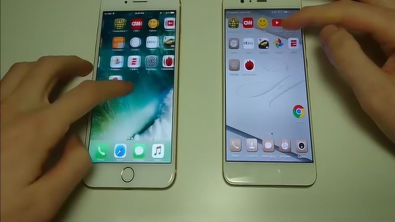 华为P10Plus挑战苹果7Plus，看着好尴尬_腾讯视频