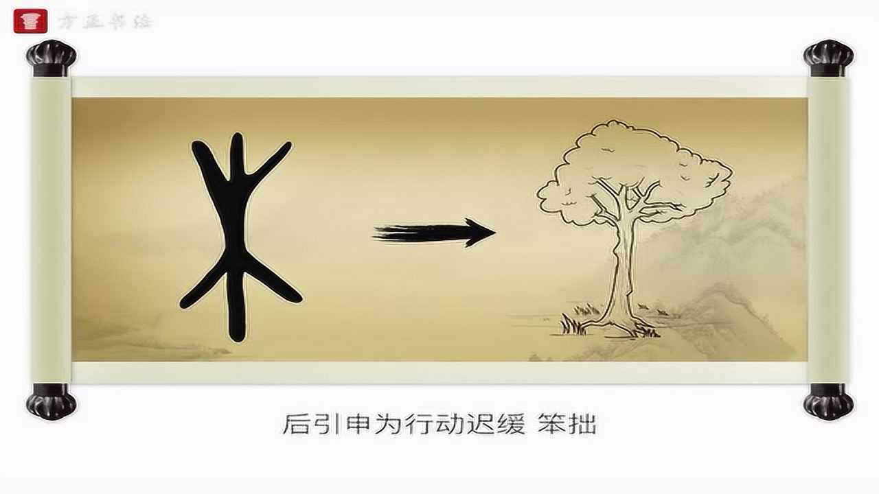 木字的演变过程_腾讯视频