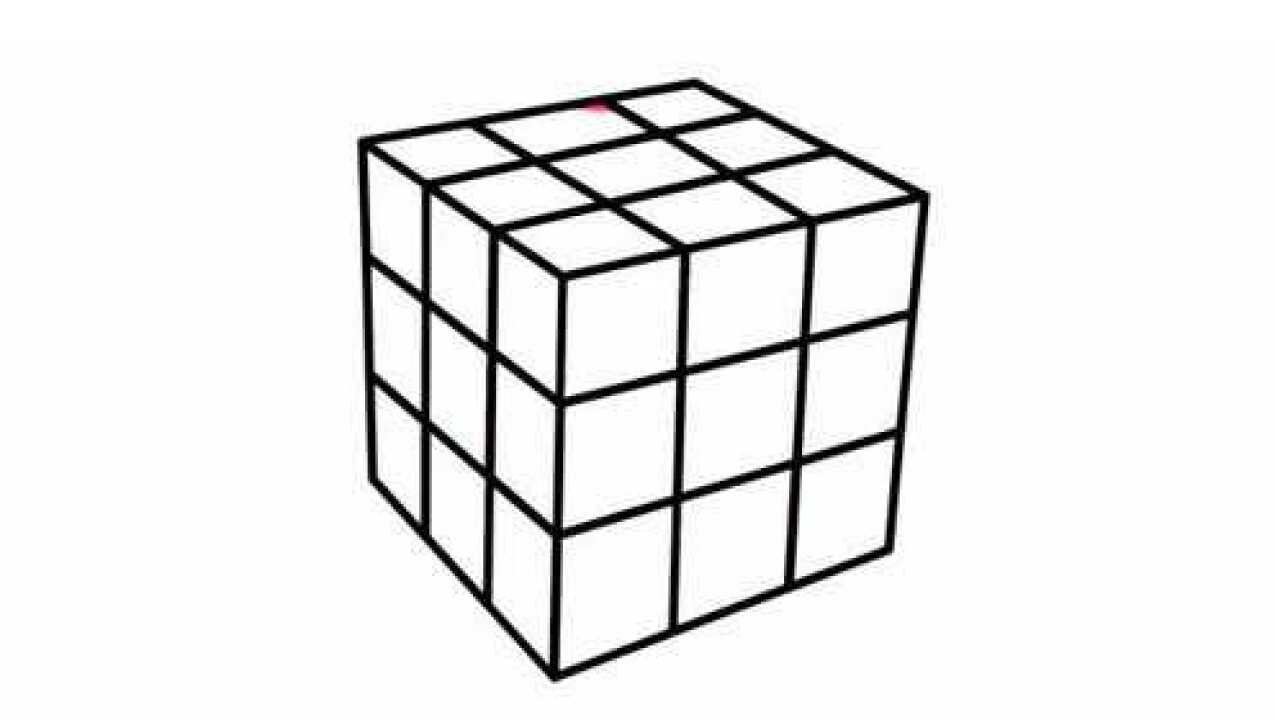 卡通简笔画教你画魔方涂颜色真神奇呀_高清1080P在线观看平台_腾讯视频