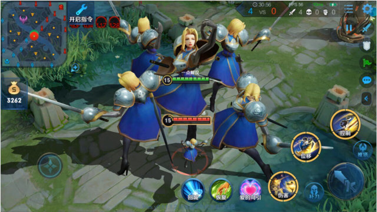 新英雄夏洛特，想在敌方防御塔上拿蓝BUFF，不愧是女剑仙_高清1080P在线观看平台_腾讯视频