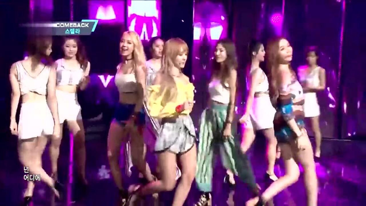 韩国女团Stellar回顾Crying现场版！_腾讯视频