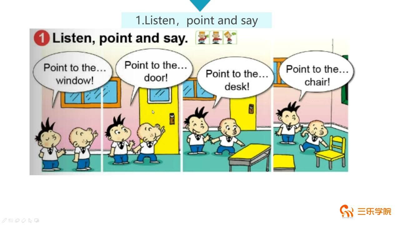 第6课时Point to the desk_高清1080P在线观看平台_腾讯视频