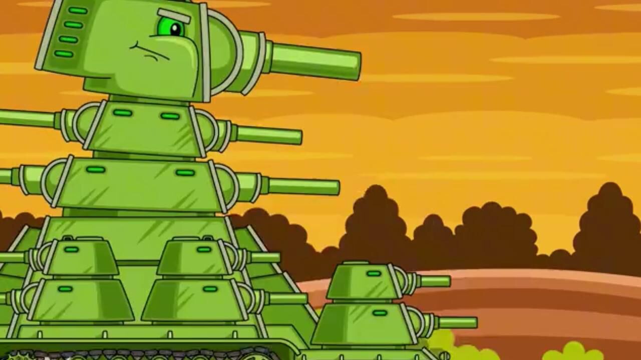 坦克世界动画：勇士坦克KV44来到敌军阵地强势突破堡垒_腾讯视频