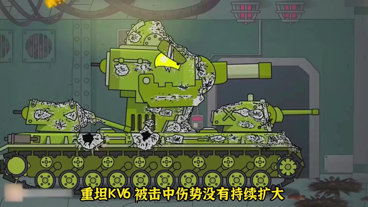坦克动画：KV6在德军基地大战德军坦克击穿秘密实验室，里面的变异坦克苏醒_高清1080P在线观看平台_腾讯视频