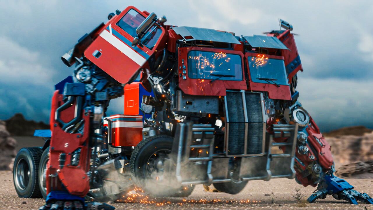 小伙自制变形金刚7擎天柱对决圈套，火花四溅，精彩绝伦！_高清1080P在线观看平台_腾讯视频