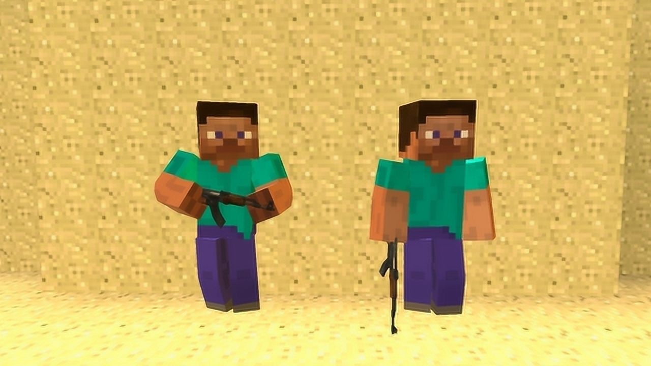 我的世界：这两个哪个才是真的史蒂夫呀？_高清1080P在线观看平台_腾讯视频