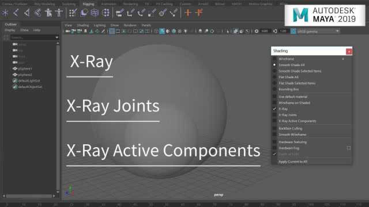 在Maya中X-RayX射线着色模式有什么作用？_高清1080P在线观看平台_腾讯视频