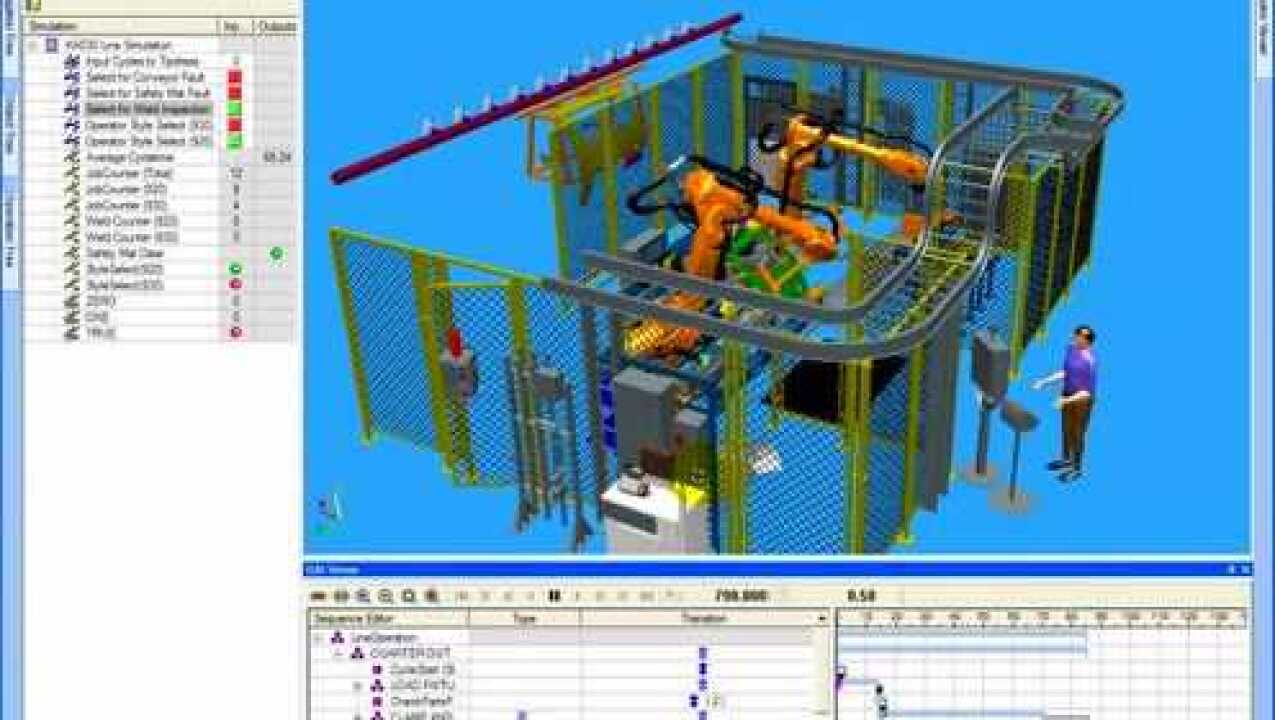 Process Simulate小型智能化工厂工艺仿真_腾讯视频