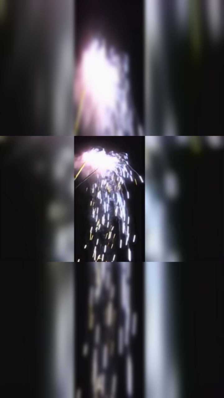 手持瀑布#烟花_腾讯视频