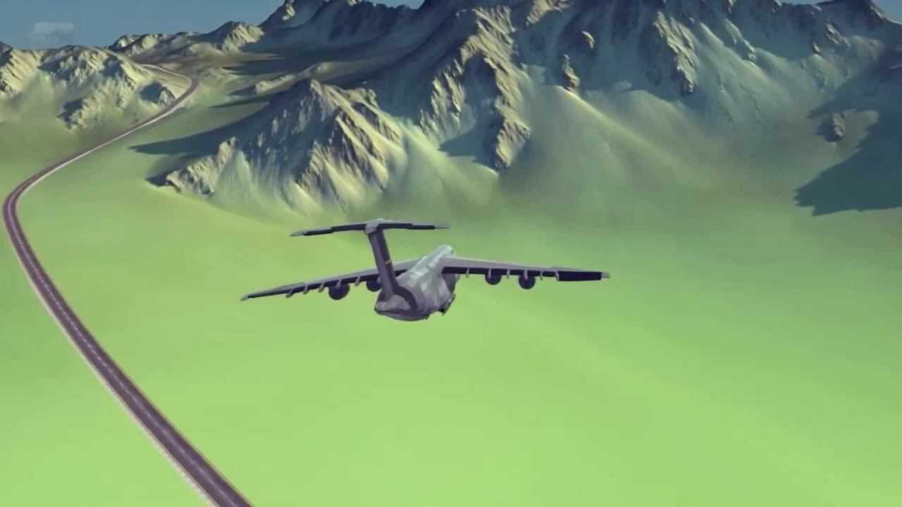 【Besiege围攻】飞机事故与紧急迫降，引擎空中起火，飞机爆炸_腾讯视频