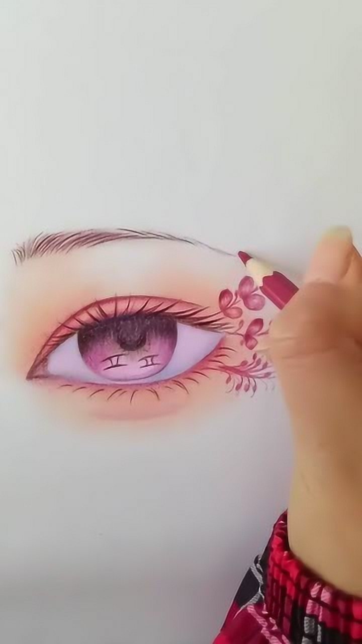 学画眼睛双子座双子座怎么画眼睛文秘苑图库