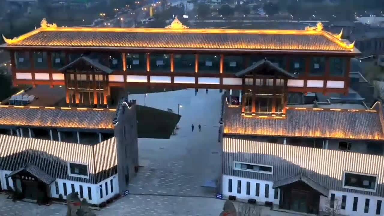 航拍记录带你看完洛带古镇白天到黑夜_高清1080P在线观看平台_腾讯视频