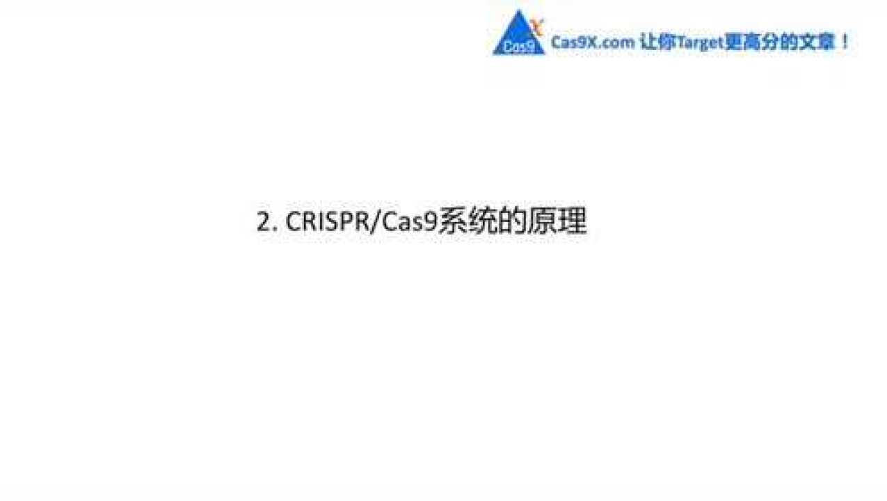 CRISPR/Cas9技术原理（2）原理_腾讯视频