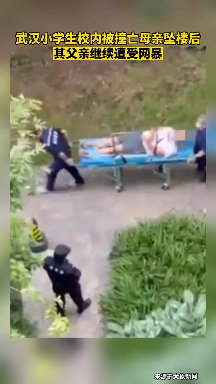 6月2日，武汉小学生校内被撞亡母亲坠楼后，其父亲继续遭受网暴 腾讯视频