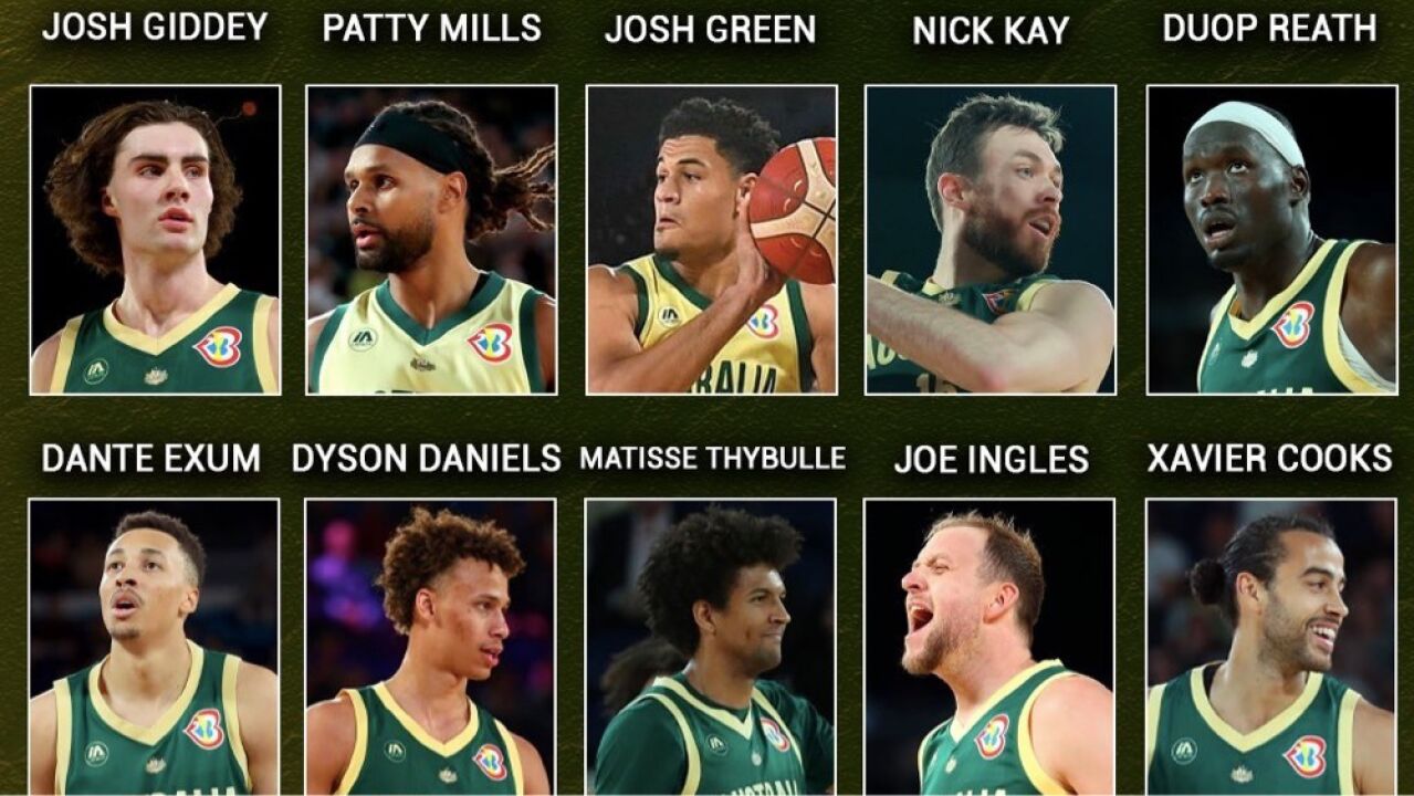 澳大利亚12人大名单出炉：9名现役NBA球员+1名CBA前外援冲奖牌_腾讯视频