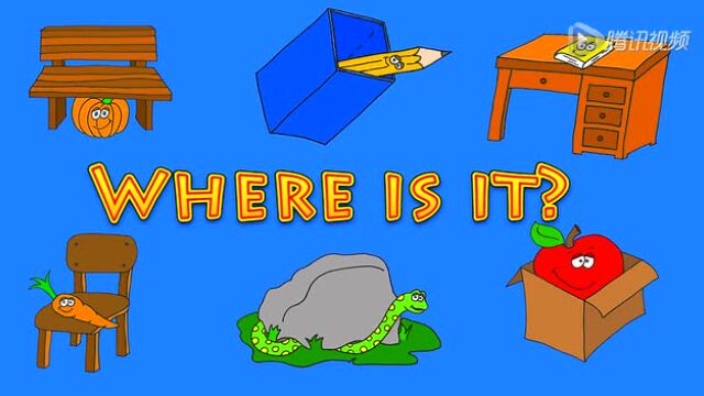 Where is it?Preposition—On In Under Song_腾讯视频