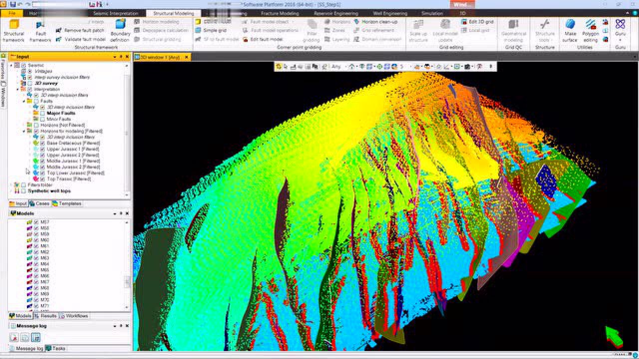 Petrel复杂构造建模第二步之层位建立_高清1080P在线观看平台_腾讯视频